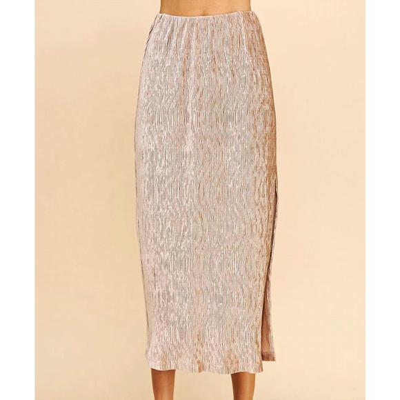 Pinch | Skirts | New Pinch Textured Knit Midi Skirt In Oyster | Poshmark